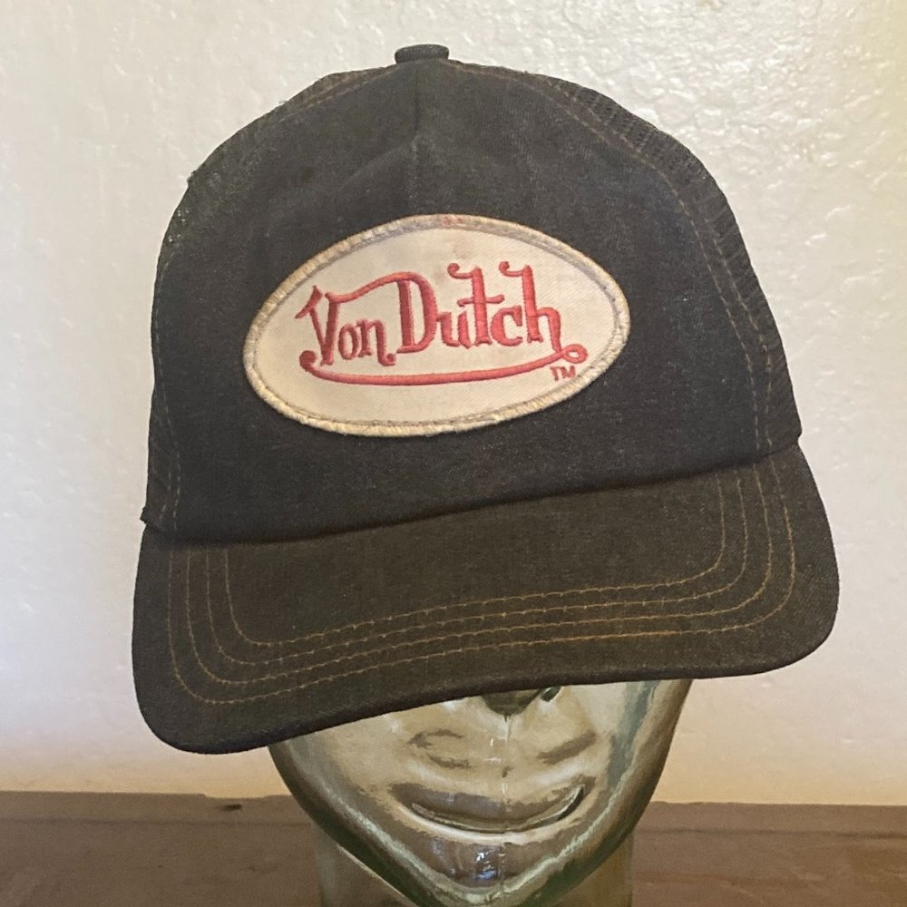 Rare Vintage Von Dutch Trucker Hat Made In Usa - Gem